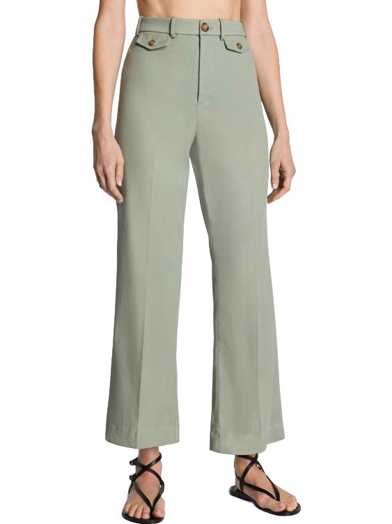 SPANX SPANX® Supersmooth™ Crop Easy Flare Stretch Twill Pants
